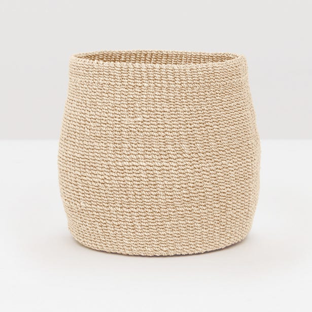 Pigeon and Poodle Davao Basket Set Bleached Natural Abaca Fiber ...