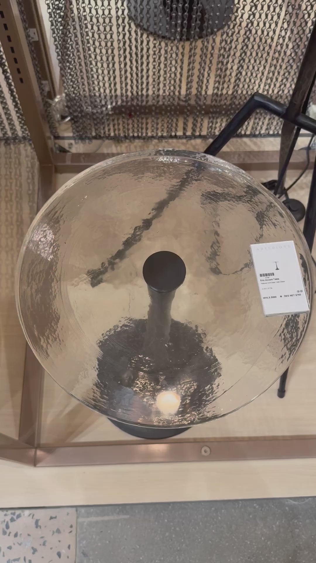 Arteriors Home Eric Accent Table Cast Glass – CLAYTON GRAY HOME