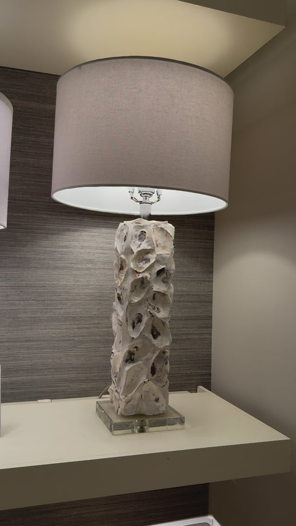 Made Goods Raina Table Lamp White Mix Oyster Shell – CLAYTON GRAY HOME