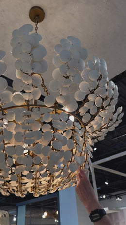 Arteriors Home Bilal Chandelier Ivory Coconut Shells – CLAYTON GRAY HOME