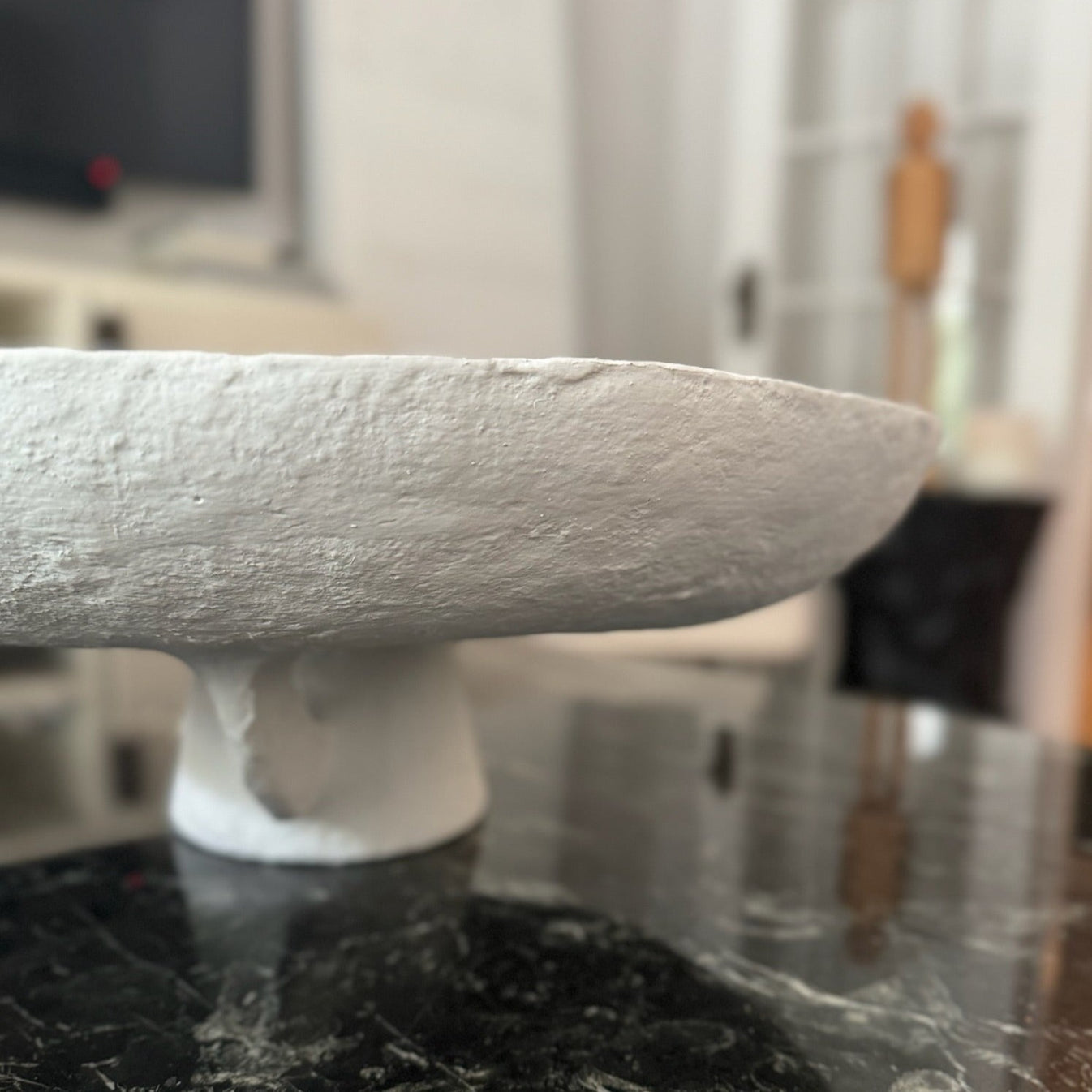 Marie Bowl White Paper Mache – CLAYTON GRAY HOME