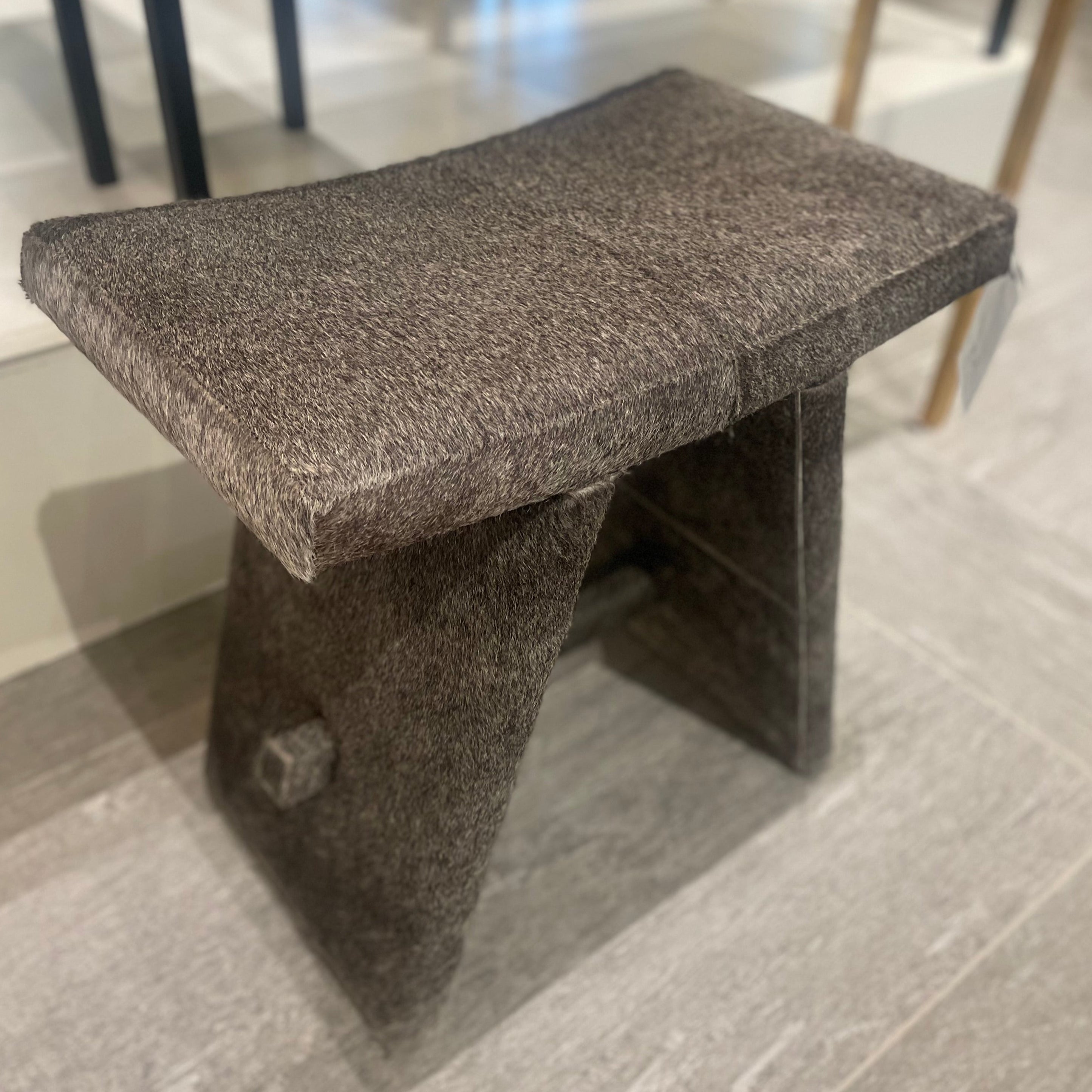 Made Goods Stanton Stool Gray Hair on Hide – CLAYTON GRAY HOME