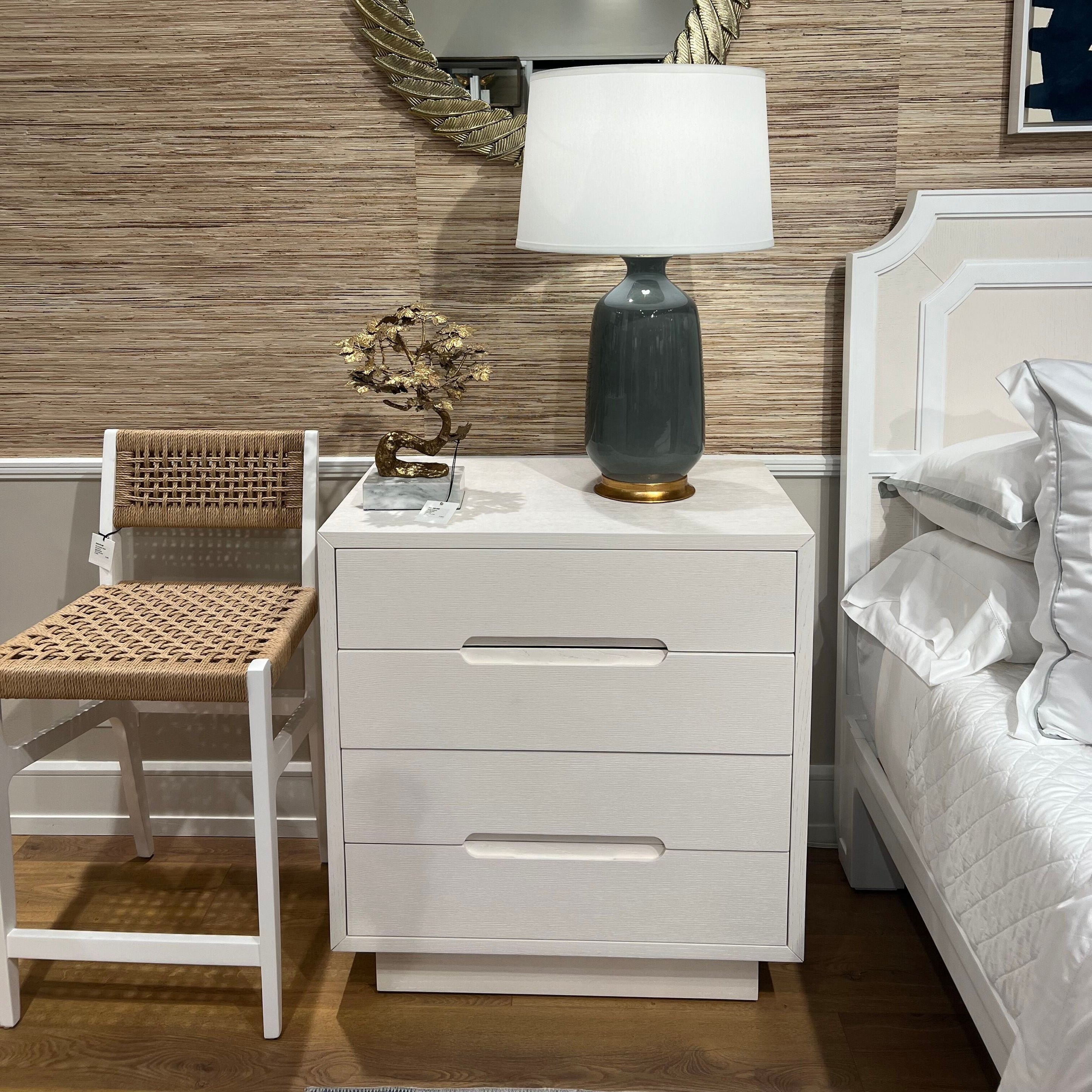 Villa & House Cora 4-Drawer End Table Soft White – CLAYTON GRAY HOME