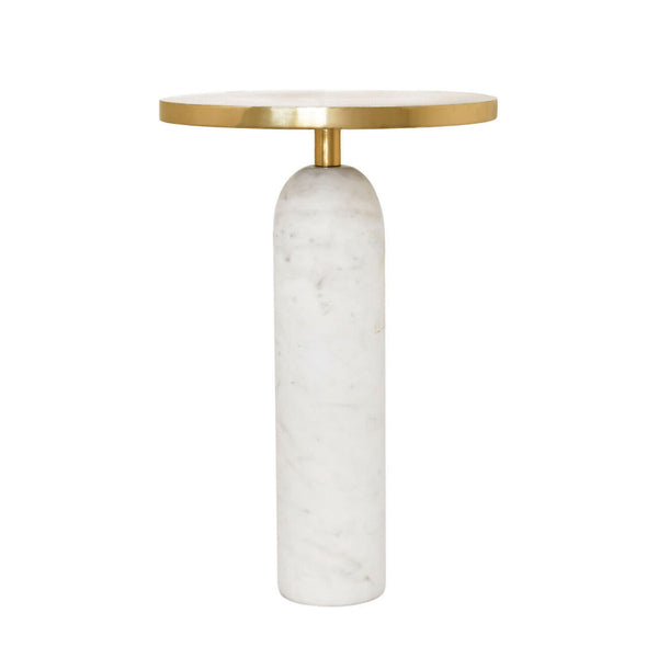 Worlds Away Keller Side Table Marble Base – CLAYTON GRAY HOME