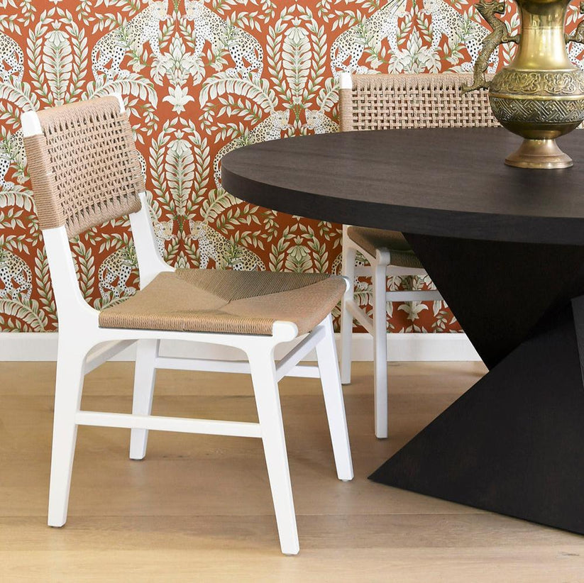 Worlds Away Monroe Dining Chair White – CLAYTON GRAY HOME