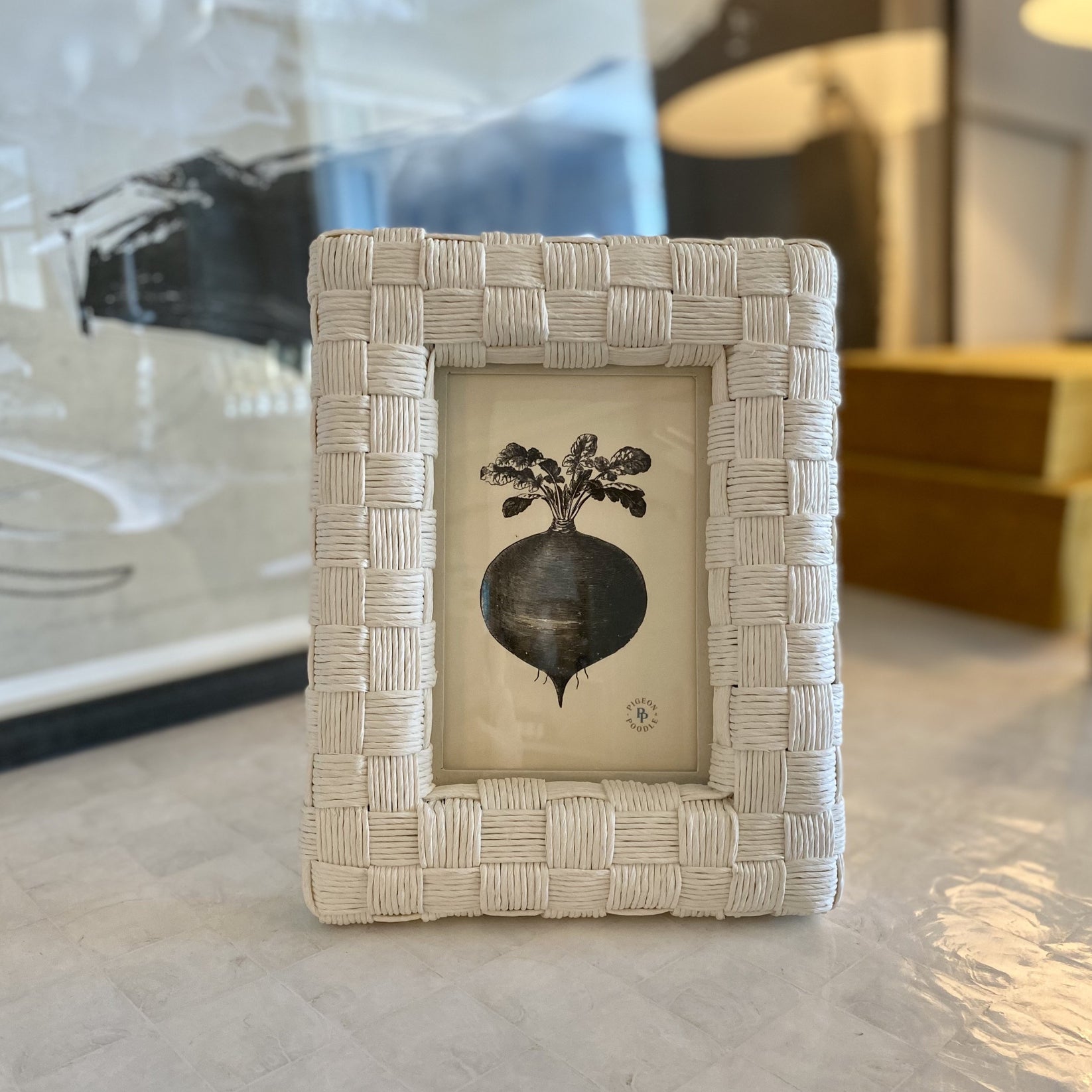 Pigeon and Poodle Nassau Frame White Rope – CLAYTON GRAY HOME