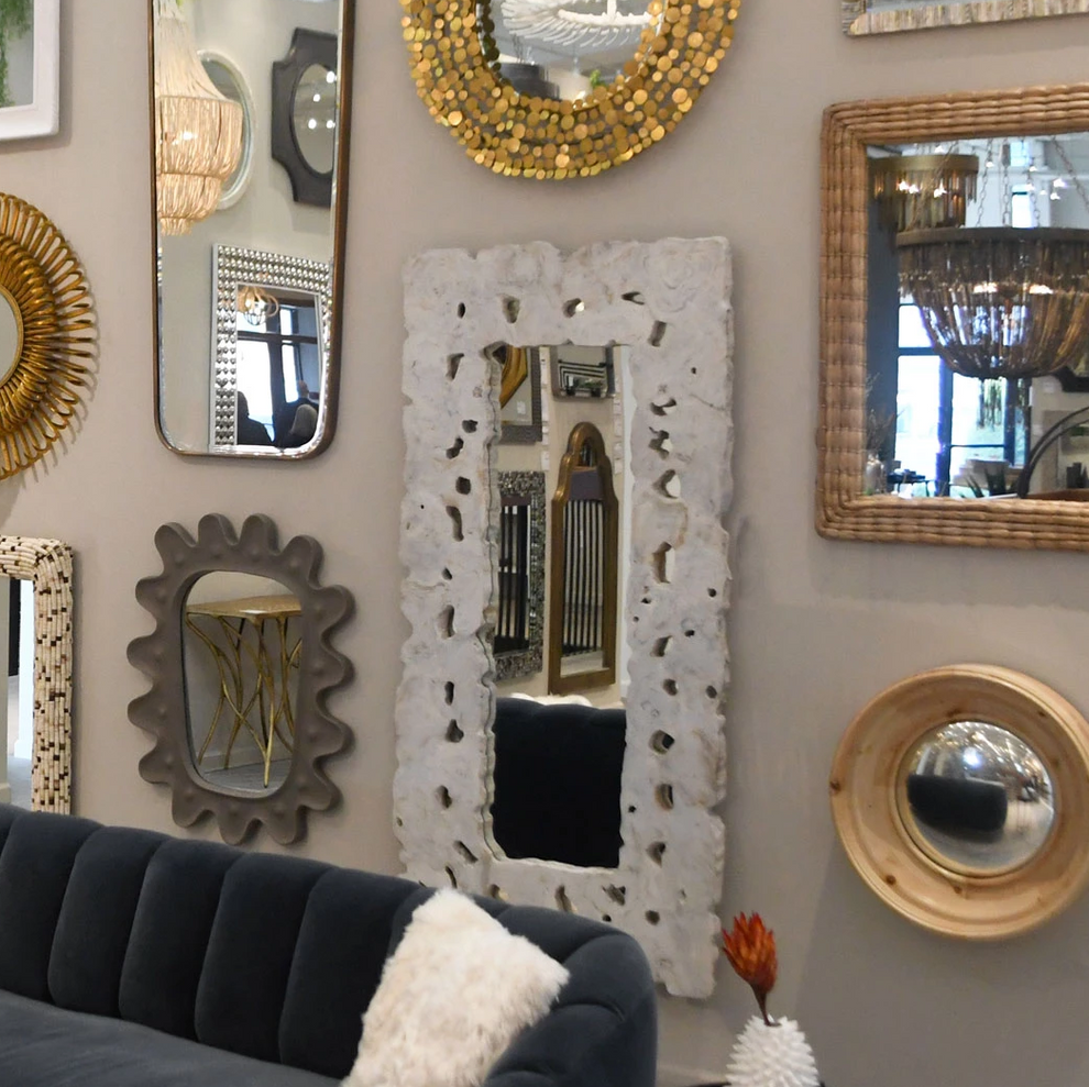 Made Goods Pieter Floor Mirror White Teak – CLAYTON GRAY HOME