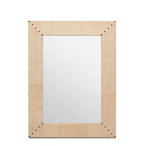 Made Goods Sachin Mirror Natural Bleached Raffia – CLAYTON GRAY HOME