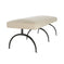 Arteriors Home Bahati Bench Natural Linen and Iron – CLAYTON GRAY HOME