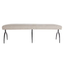 Arteriors Home Bahati Bench Natural Linen and Iron – CLAYTON GRAY HOME