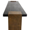 Arteriors Home Orsen Console Antique Brass and Oak Wood – CLAYTON GRAY HOME
