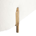 Arteriors Home Justin Bench White Hair on Hide and Antique Brass ...