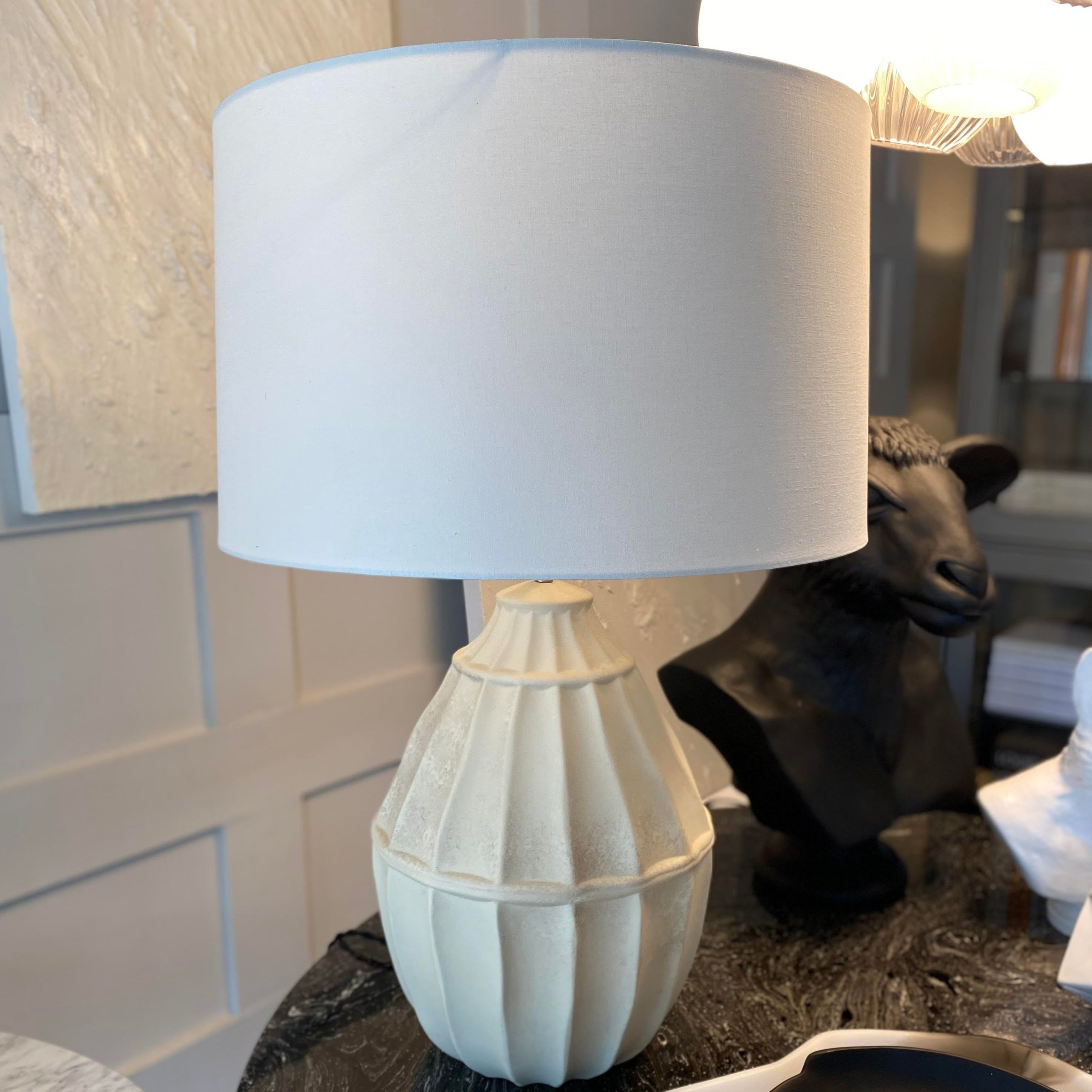 Arteriors Tangier Lamp Eggshell Ceramic – CLAYTON GRAY HOME