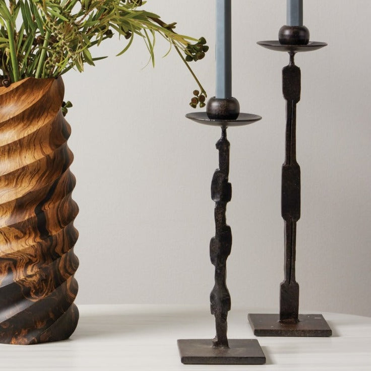 Blue Pheasant Quentin Square Base Candle Holders – CLAYTON GRAY HOME