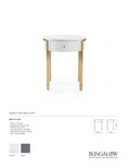Villa & House Bodrum Side Table Vanilla – CLAYTON GRAY HOME