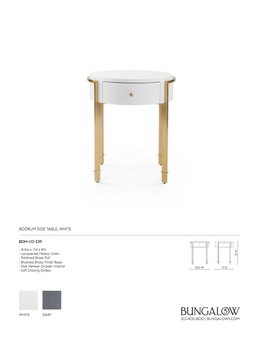 Villa & House Bodrum Side Table Vanilla – CLAYTON GRAY HOME