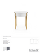 Villa & House Bodrum Side Table Vanilla – CLAYTON GRAY HOME