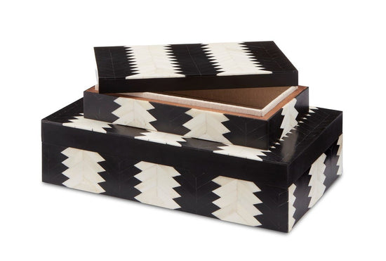 Currey and Company Arrow Box Set Bone and Composite – CLAYTON GRAY HOME