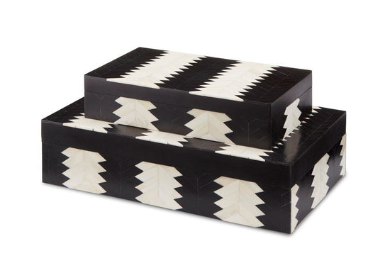 Currey and Company Arrow Box Set Bone and Composite – CLAYTON GRAY HOME