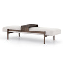 Four Hands Fawkes Bench Brunswick Pebble – CLAYTON GRAY HOME