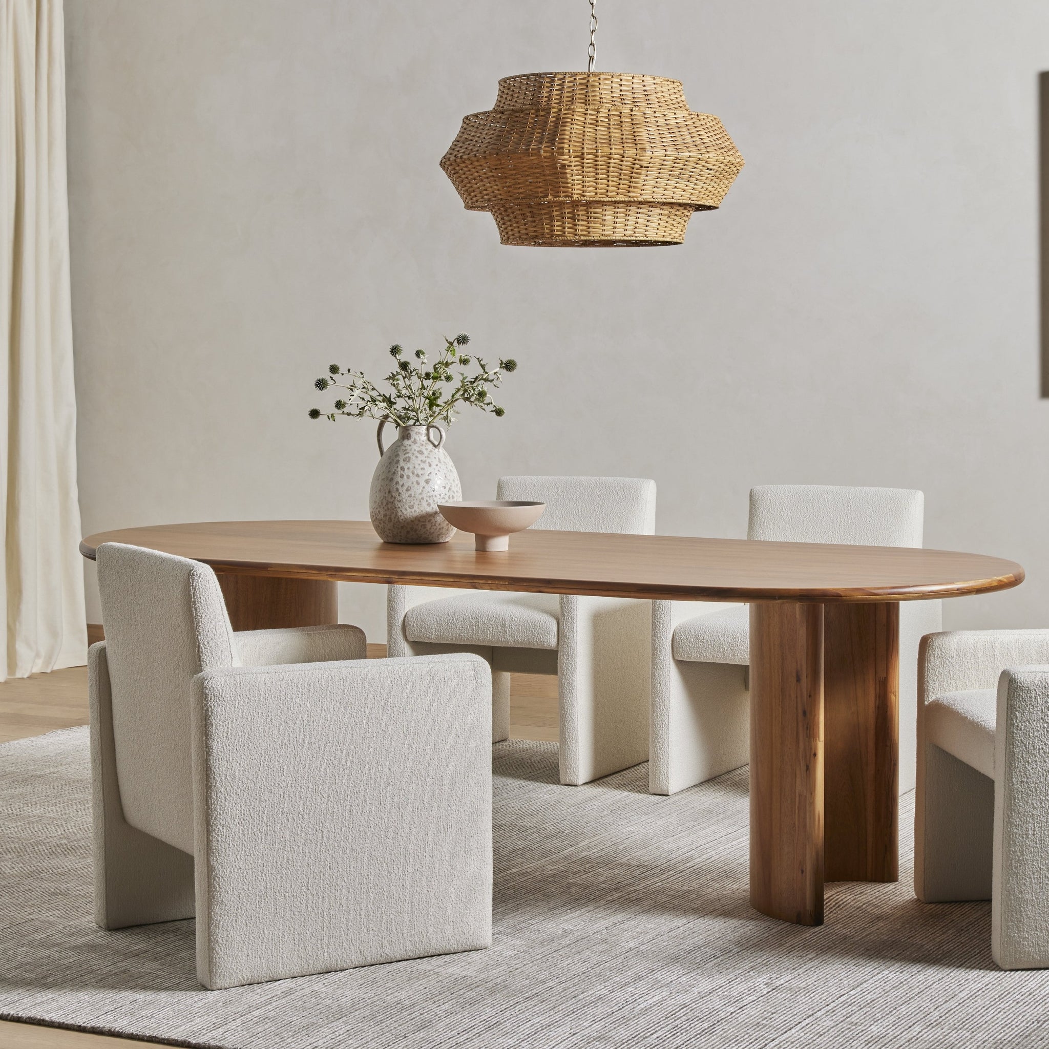 Four Hands Paden Dining Table Sandy Acacia - multiple options – CLAYTON ...