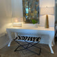 Oly Studio Faline Library Table Frost White – CLAYTON GRAY HOME