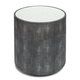 Made Goods Cara Side Table Cool Grey Faux Shagreen – CLAYTON GRAY HOME