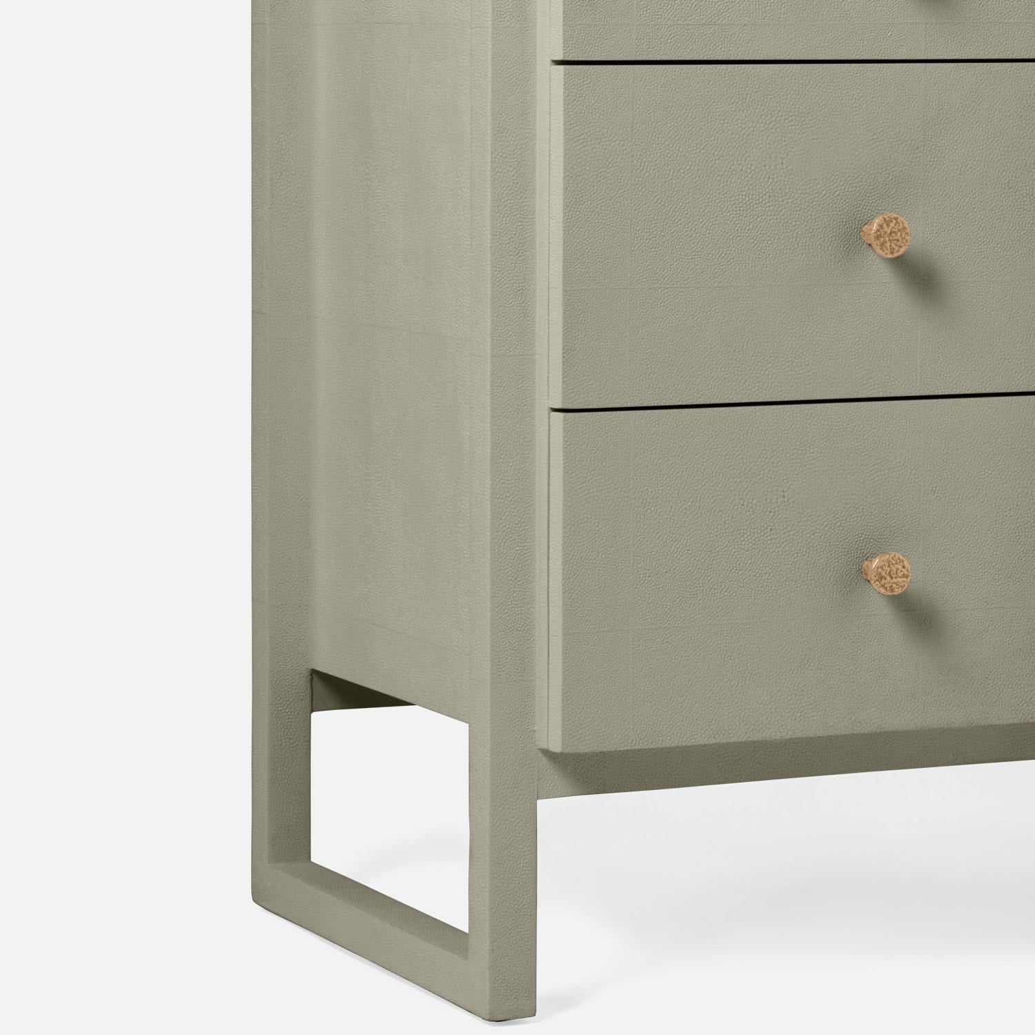 Made Goods Carrigan Dresser 36" Castor Gray Vintage Faux Shagreen ...