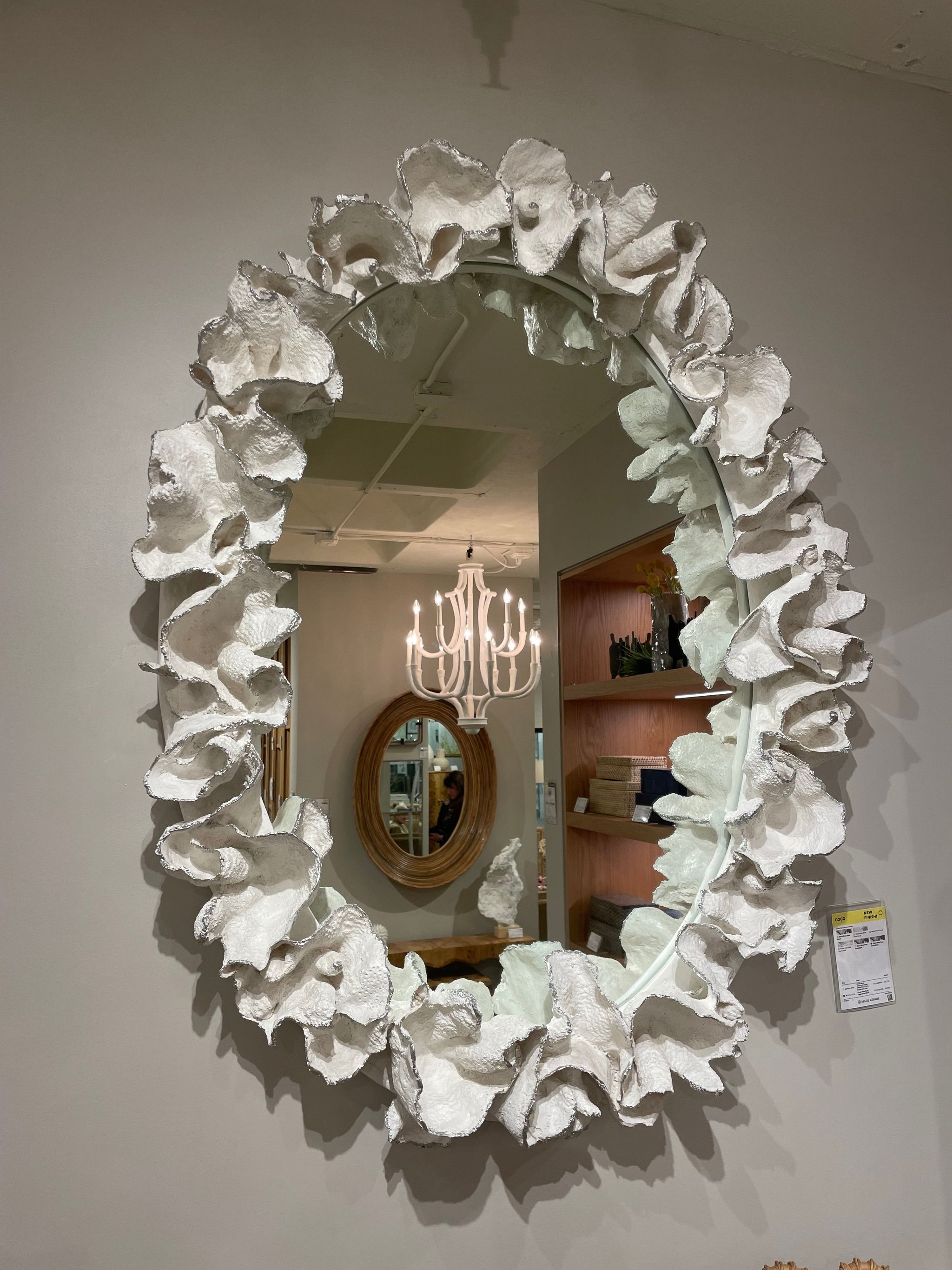Made Goods Coco Mirror White Faux Coral and Silver – CLAYTON GRAY HOME