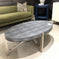 Made Goods Dexter Coffee Table Silver and Cool Gray Faux Shagreen ...