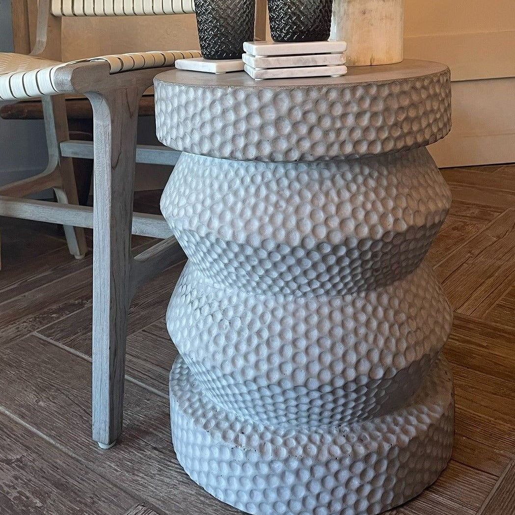 Made Goods Frasen Stool Light Gray Concrete – CLAYTON GRAY HOME