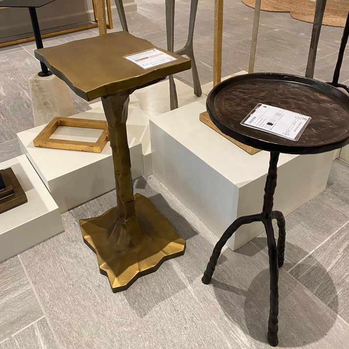 Made Goods Hector Drinks Table Aged Brass Iron – CLAYTON GRAY HOME