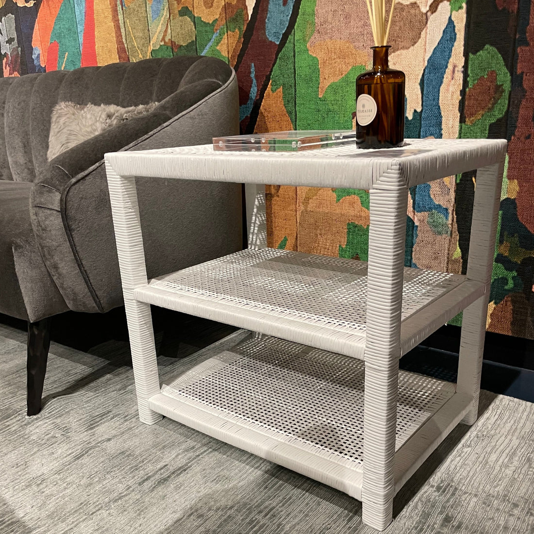 Made Goods Isla Side Table White Peeled Rattan – CLAYTON GRAY HOME