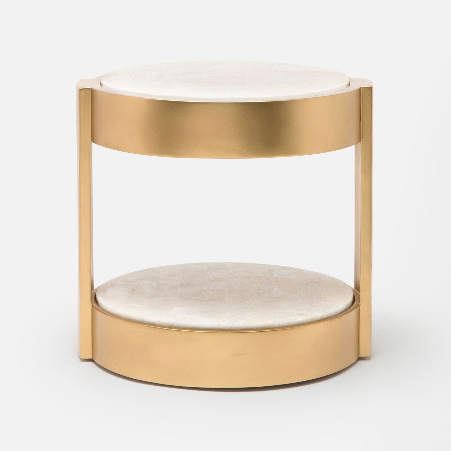 Made Goods Kade Side Table White Stone – CLAYTON GRAY HOME