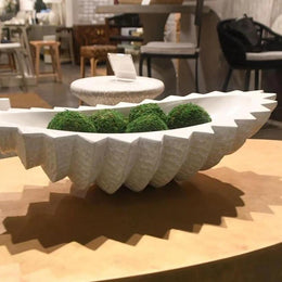 Made Goods Samara Bowl White Cast Resin – CLAYTON GRAY HOME