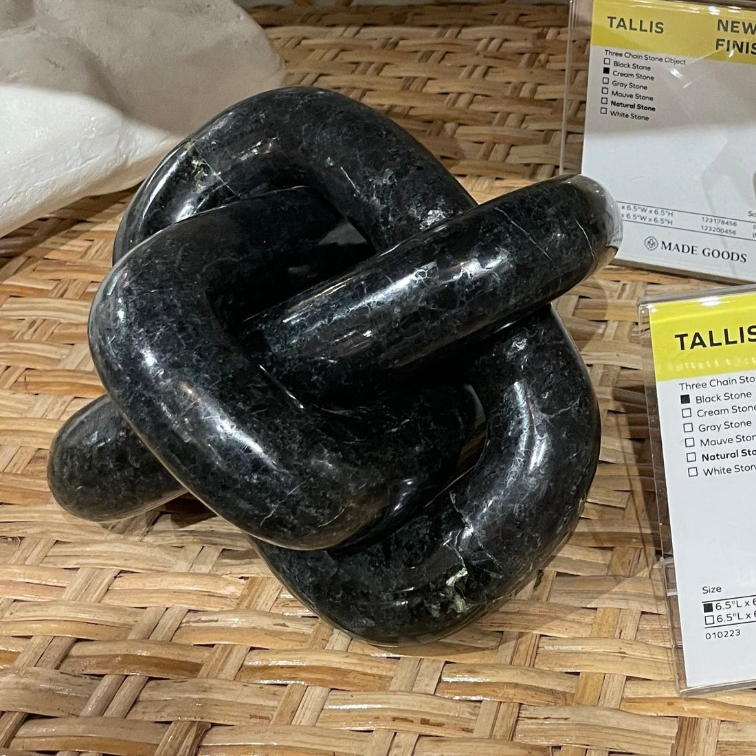 Made Goods Tallis Sculpture Black Stone – CLAYTON GRAY HOME