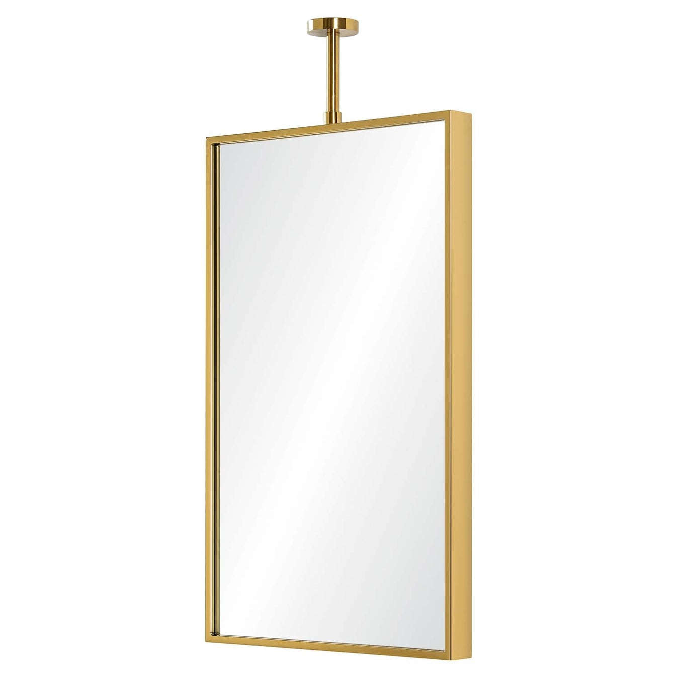 Clayton Gray Home Ceiling Mount Mirror Burnished Brass – CLAYTON GRAY HOME