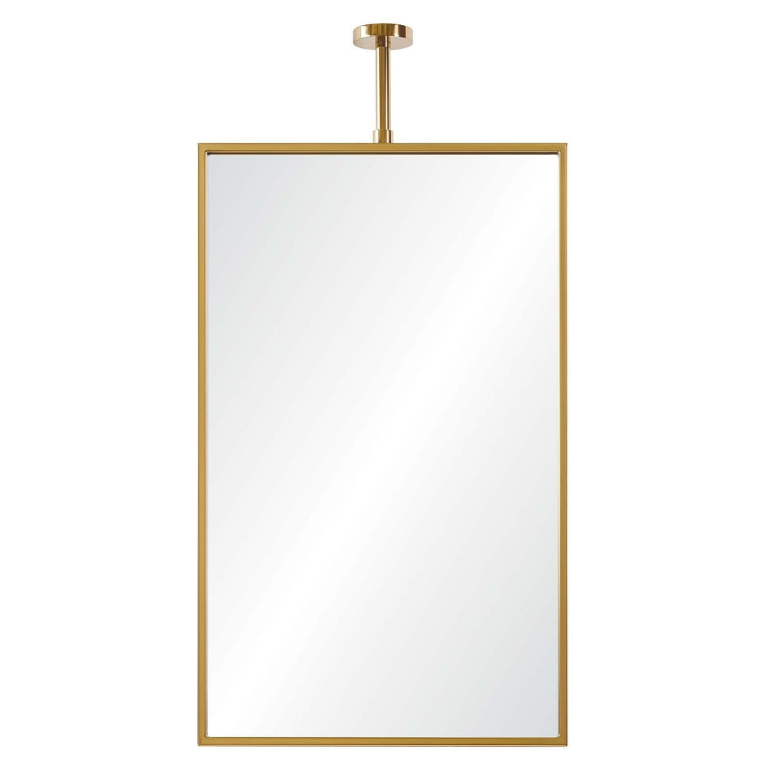 Clayton Gray Home Ceiling Mount Mirror Burnished Brass – CLAYTON GRAY HOME