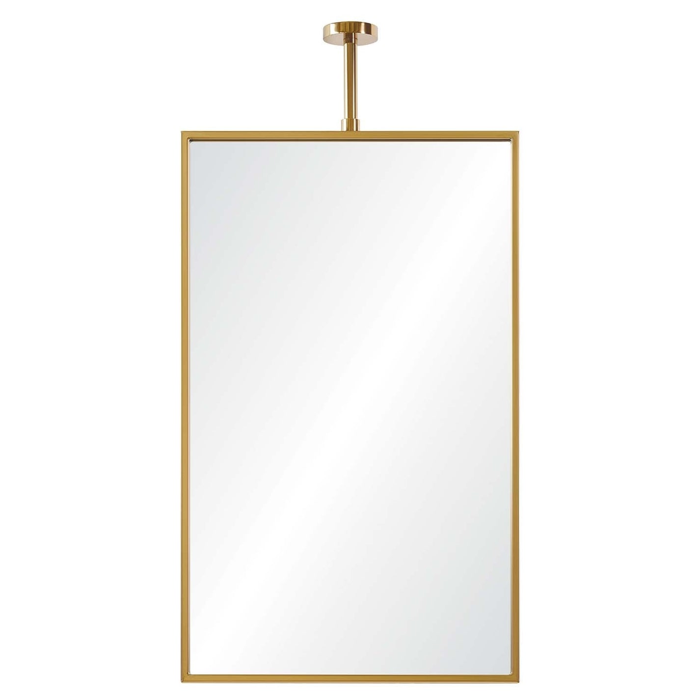 Clayton Gray Home Ceiling Mount Mirror Burnished Brass – CLAYTON GRAY HOME