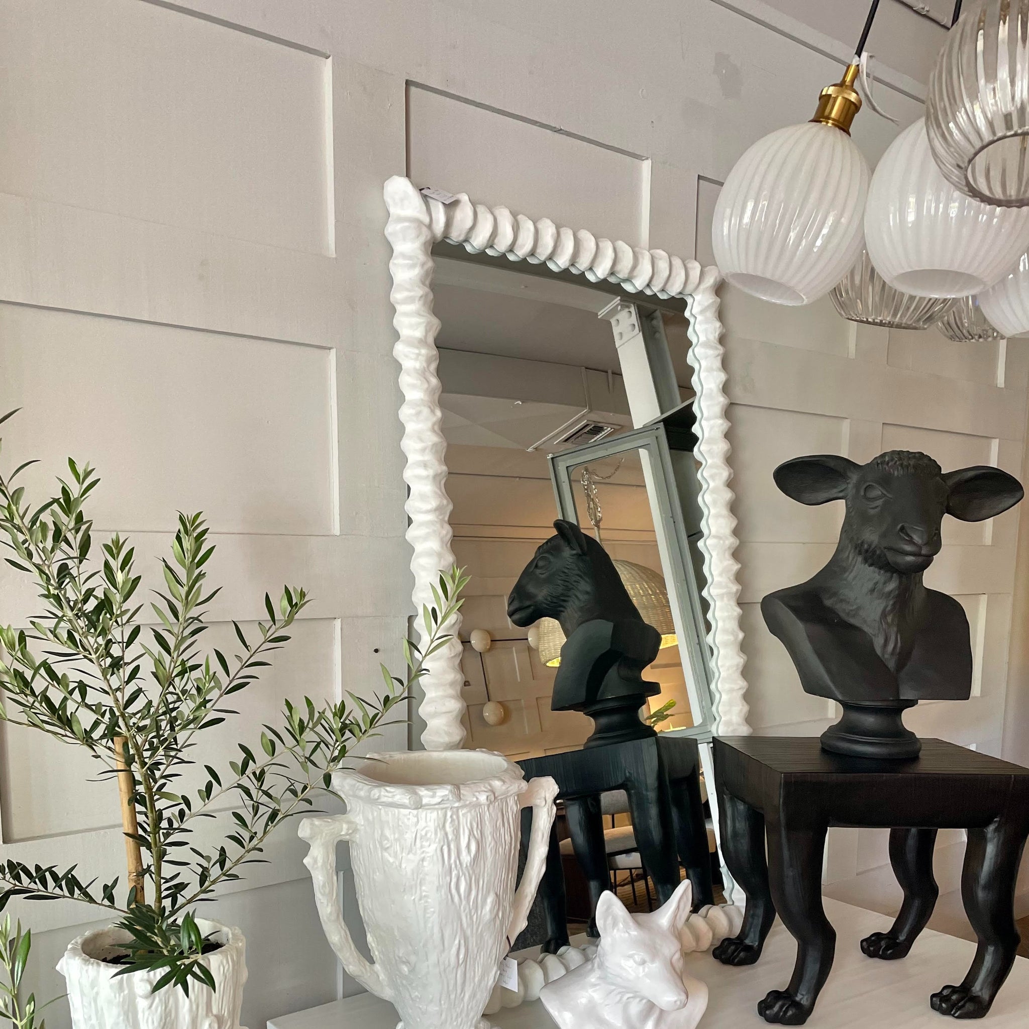 Oly Studio Clyde Mirror White - multiple options – CLAYTON GRAY HOME