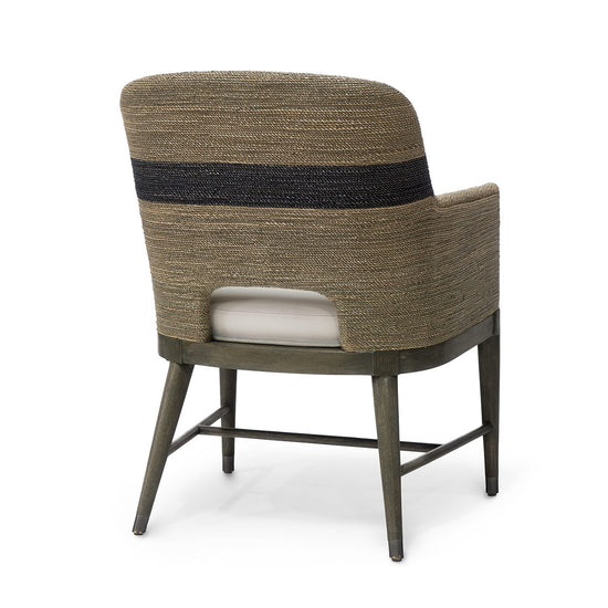 Palecek Fritz Rope Armchair Gray and Black – CLAYTON GRAY HOME