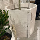 Palecek Rogan Planter Wide White Textured Stonecast – CLAYTON GRAY HOME