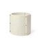 Palecek Rogan Planter Wide White Textured Stonecast – CLAYTON GRAY HOME