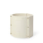 Palecek Rogan Planter Wide White Textured Stonecast – CLAYTON GRAY HOME