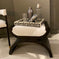 Worlds Away Janna Stool Dark Espresso – CLAYTON GRAY HOME