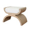 Worlds Away Janna Stool Cerused Oak – CLAYTON GRAY HOME