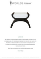 Worlds Away Janna Stool Dark Espresso – CLAYTON GRAY HOME